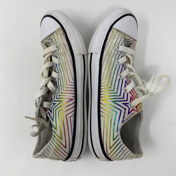 Converse | Shoes | Converse Junior Chuck Taylor All Star Rainbow Star ...